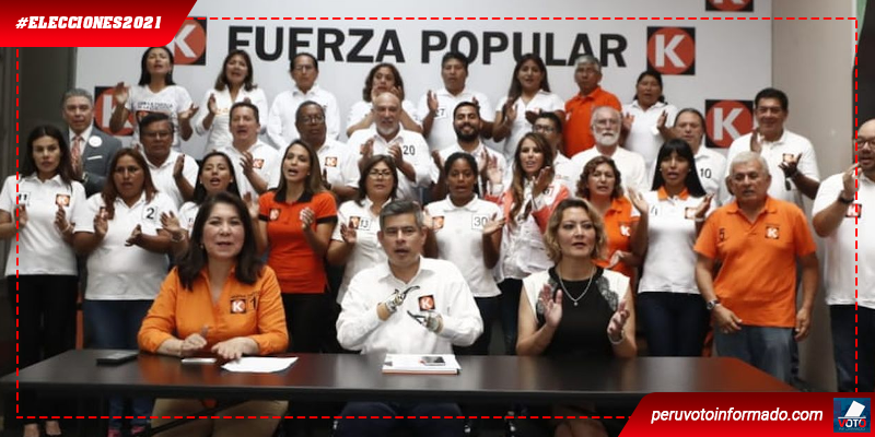 Fuerza Popular a la presidencia del 2021 con Keiko Sofía Fujimori